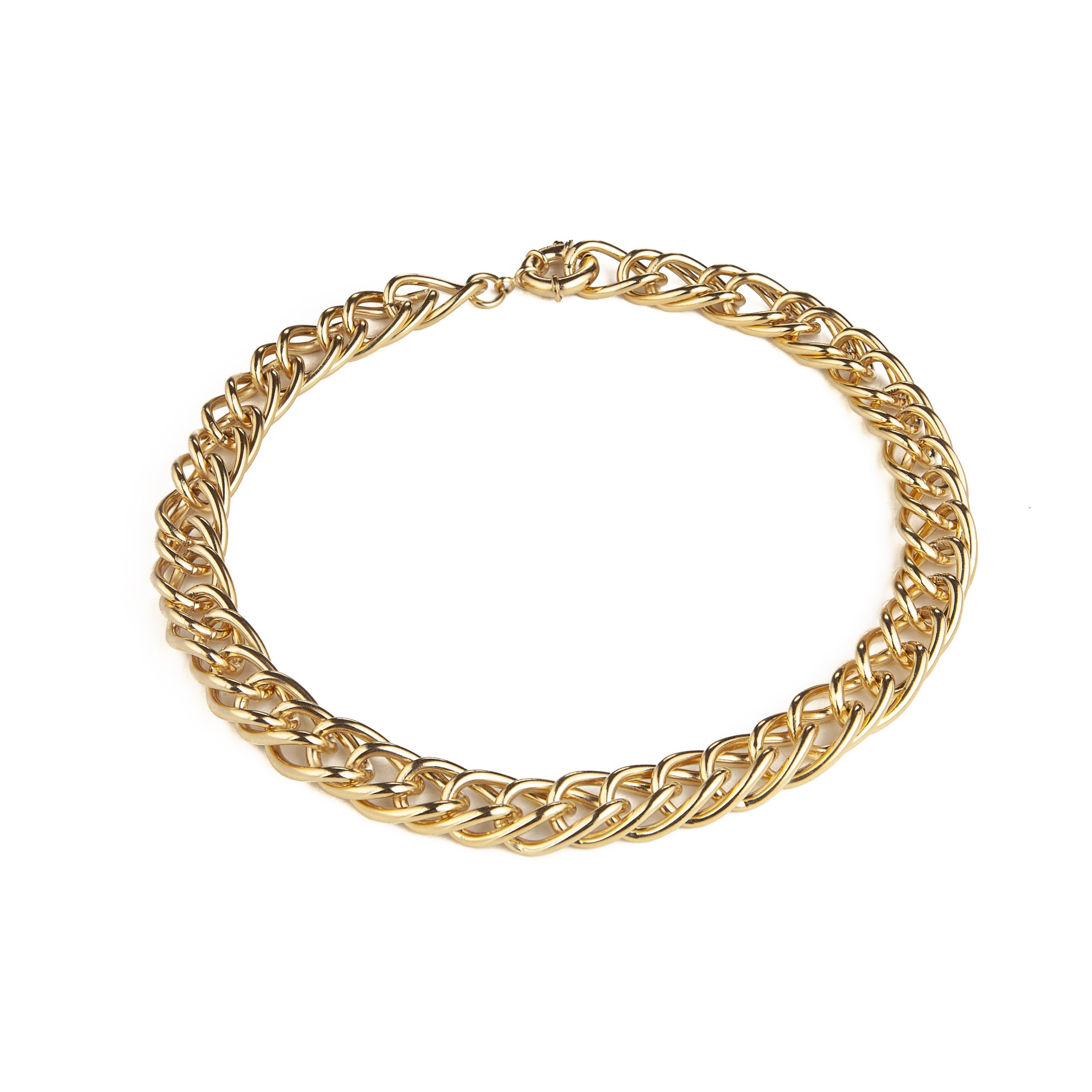 Le Collier Maille Lagertha doré à l'or 18K - Raquel Welche